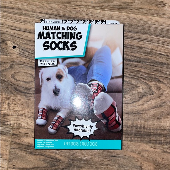Other | Red And Black Matching Socks For Human And Dogs | Poshmark